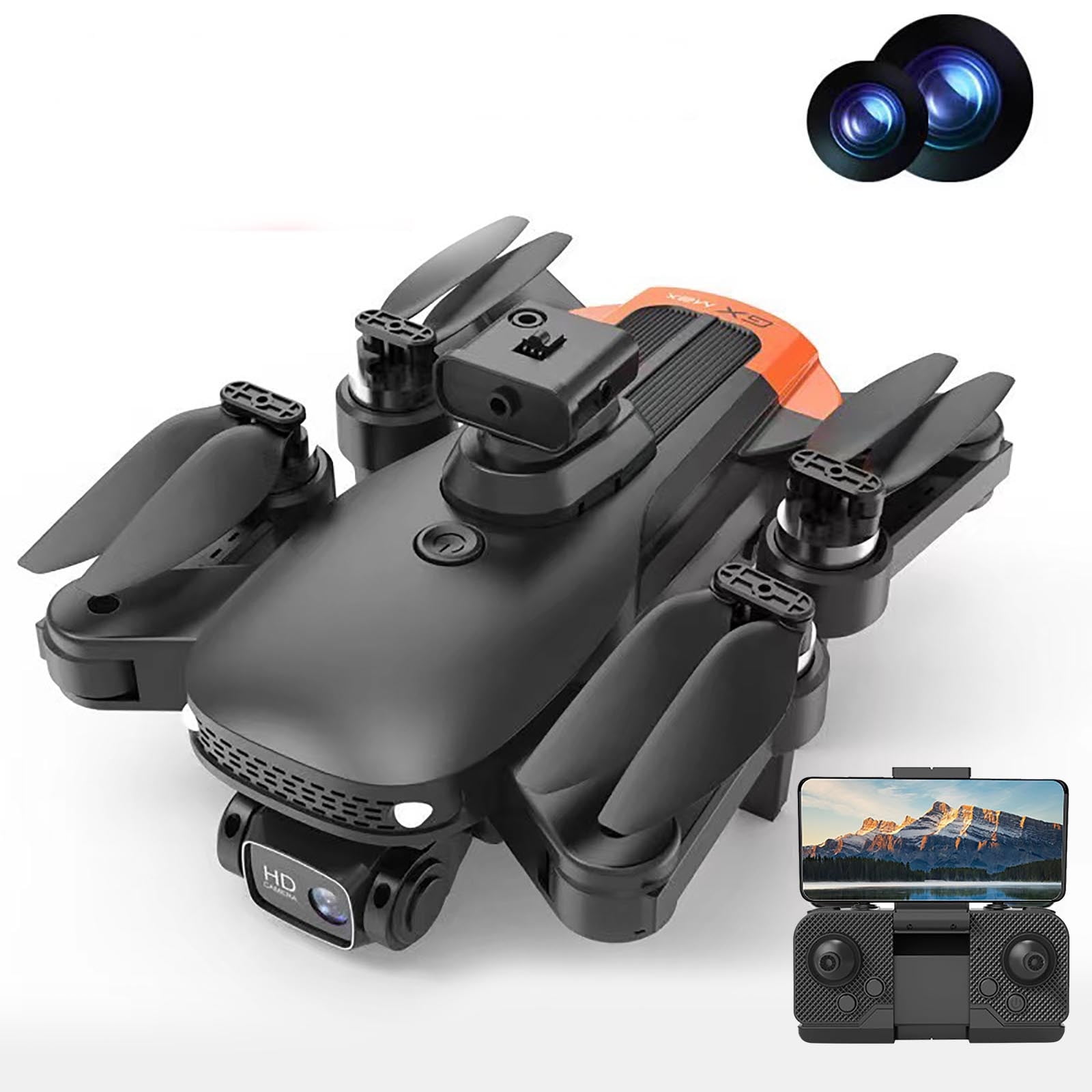Brushless GX Obstacle Avoidance Folding UAV HD Aerial Photography Lens ...