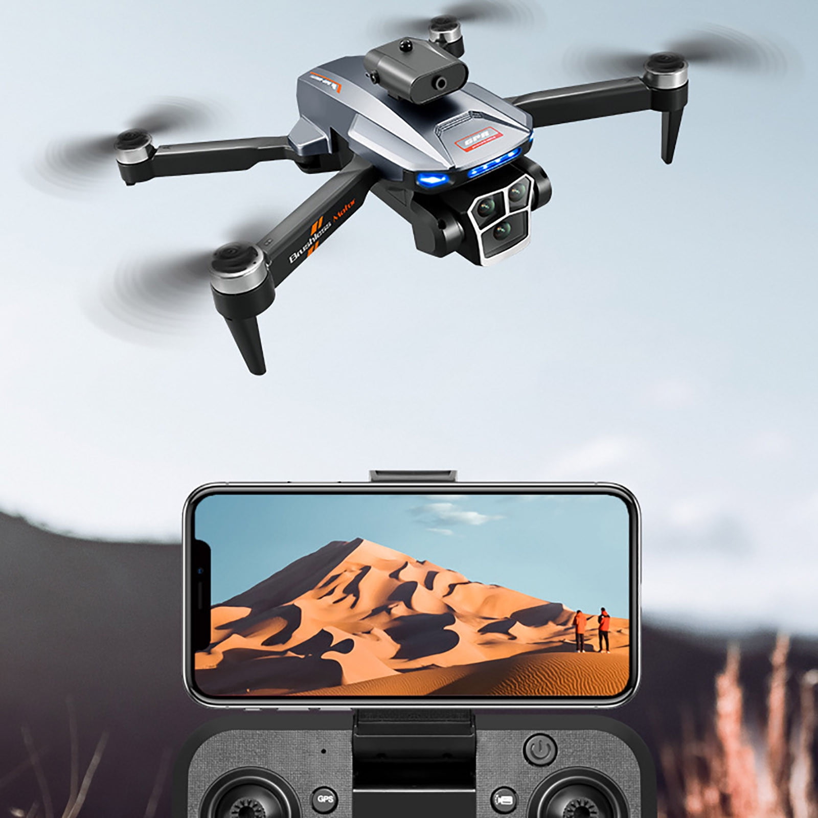 Brushless Gps Return Folding Drone Quadcopter Remote-Controlled ...