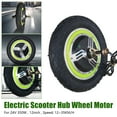 Brushless Hub Wheel Motor with Tyre Tire for E-Scooter 12 inch Electric ...