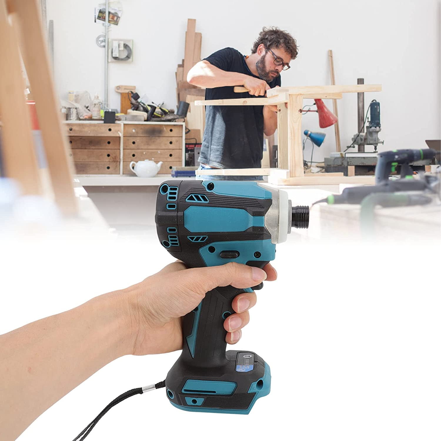 Brushless Lithium Ion Impact Driver 3 Speed Impact Drilling Tool Set ...