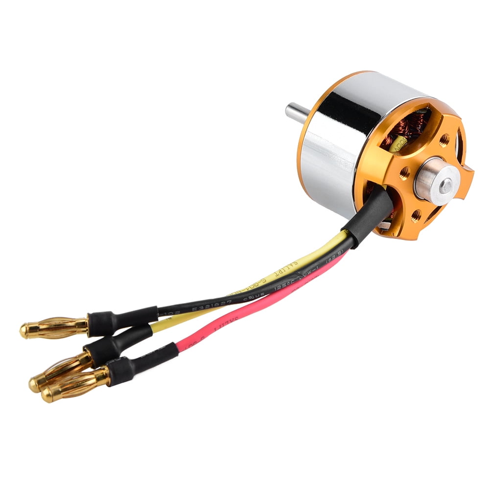 Brushless Motor 2814 1000/1400KV 2kg Thrust 3-4S Motor for Fixed wing ...