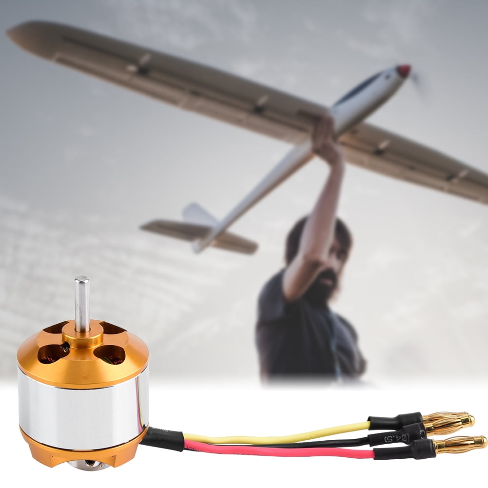Brushless Motor 2814 1000/1400KV 2kg Thrust 3-4S Motor for Fixed wing ...