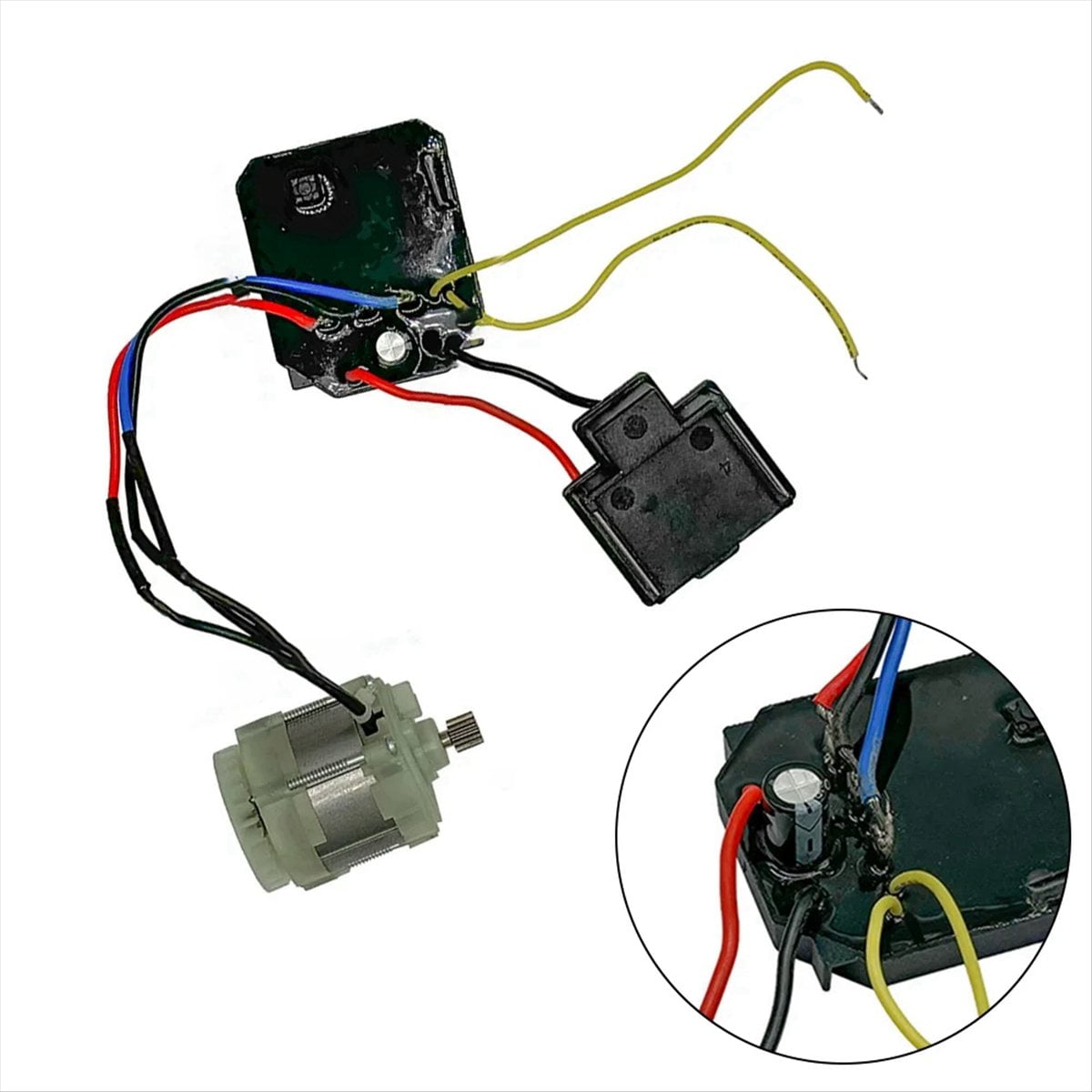 Brushless Motor Assembly With Pins Foot for 4in 6in 8in Electric Chain ...