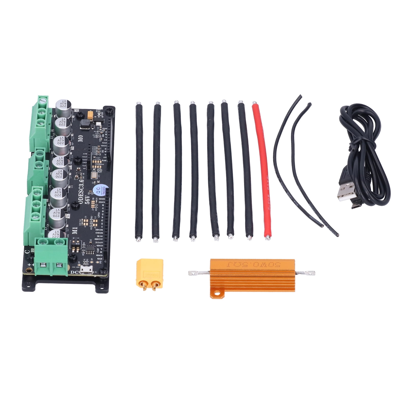 Brushless Motor Control Module, Dual Drive FOC BLDC Controller Board ...