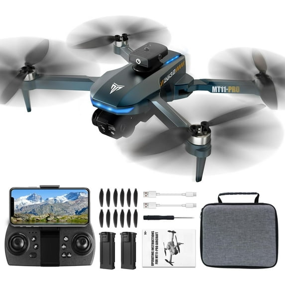 Brushless Motor Drone,90° Adjustable 4K FPV,APP control,40min Flight ...