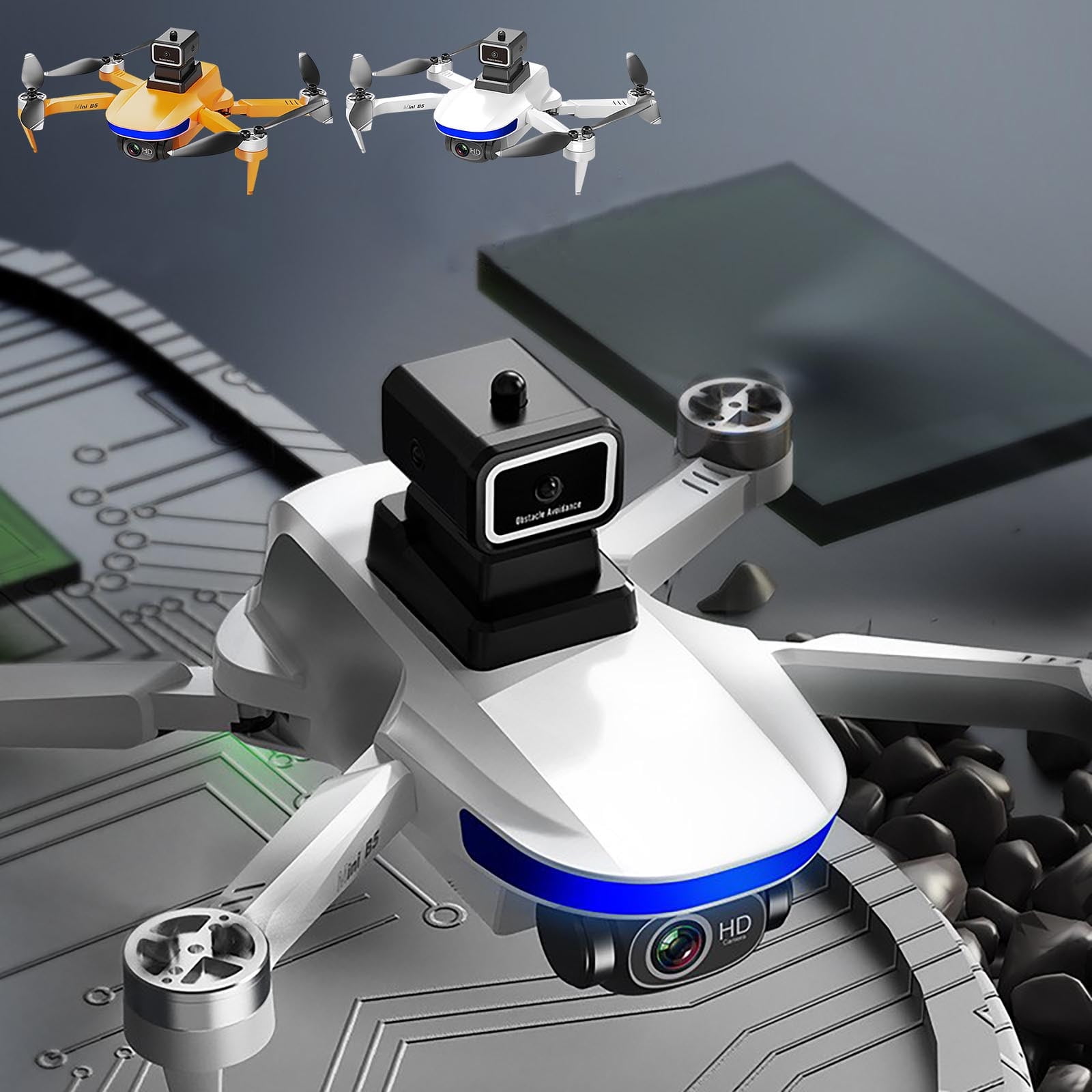 Brushless Motor Drone,90° Adjustable 4K FPV Fmlxio Drone Paired With ...