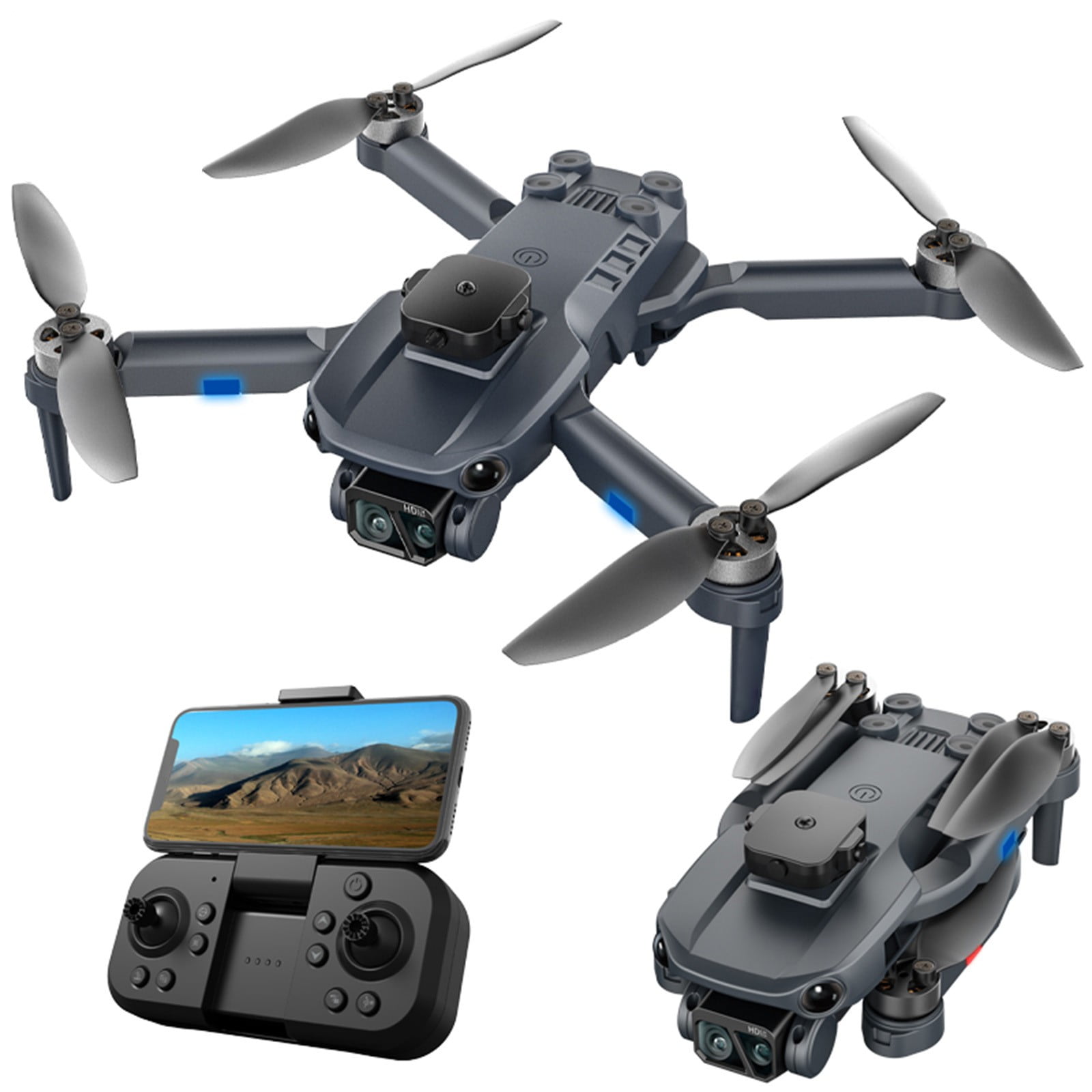 Brushless Motor Drone HD 4k Aerial Photography Intelligent Obstacle Avoidance Folding Flying ...