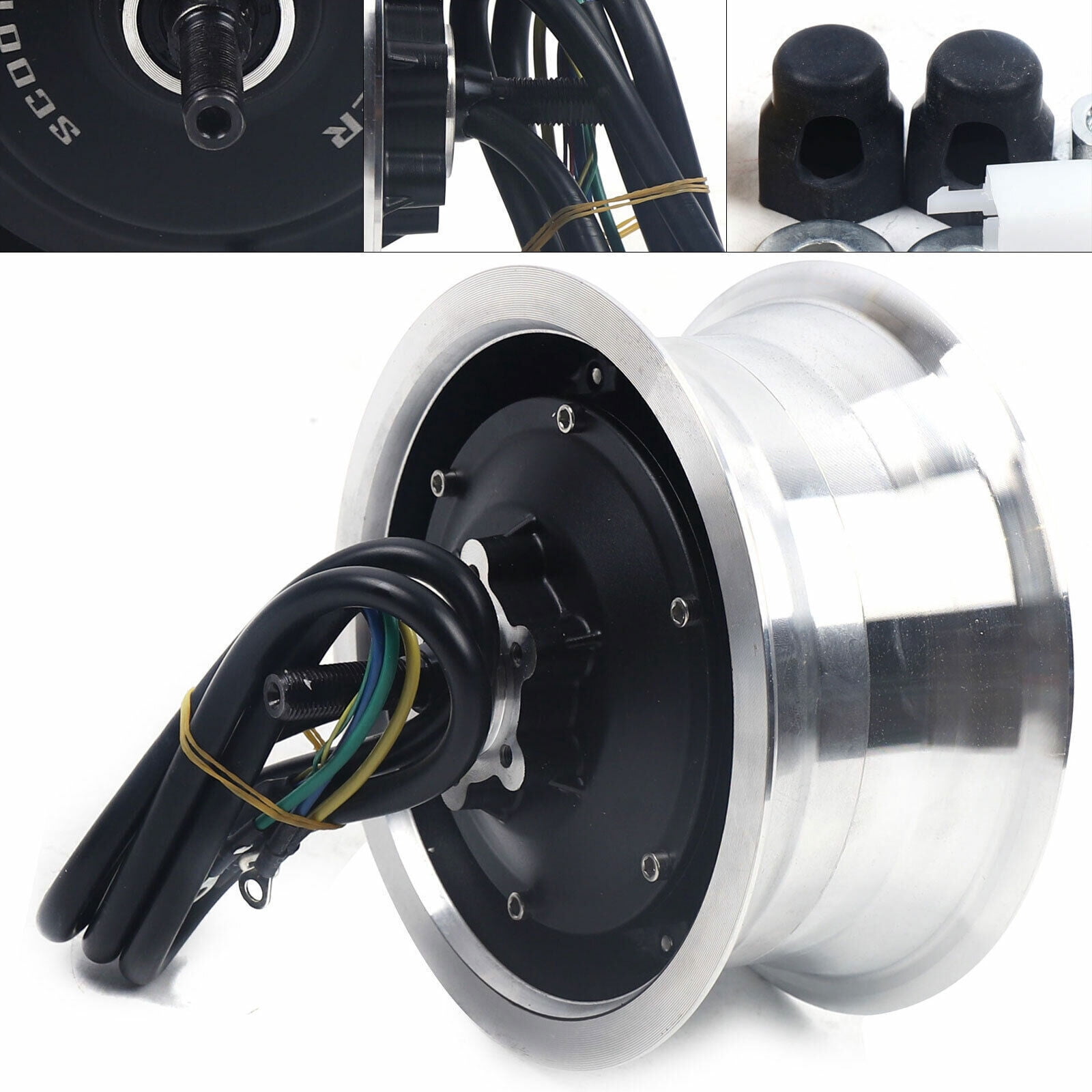 Brushless Motor E-Bike Hub Wheel for Front/Rear Drive Electric Scooter ...