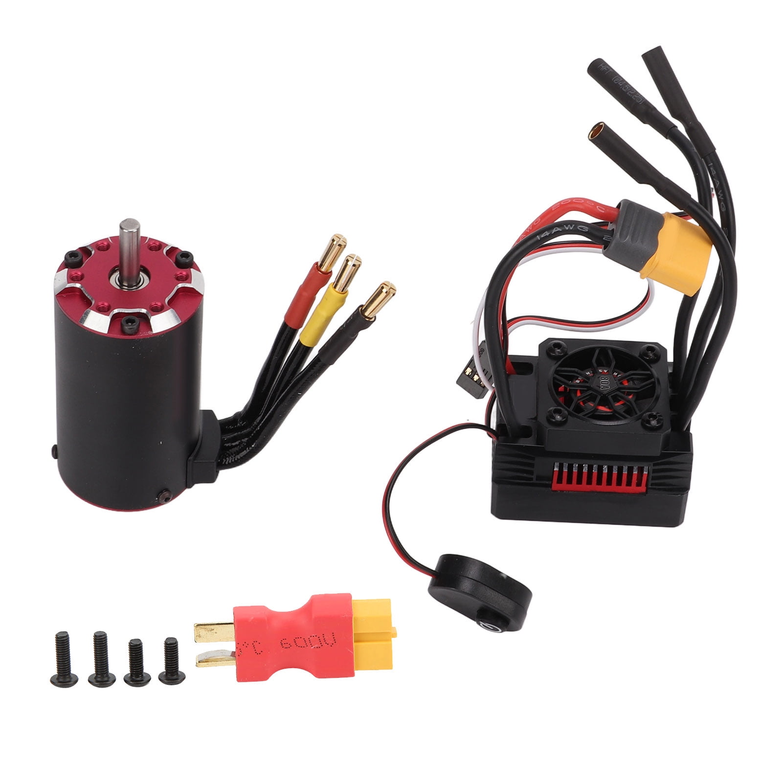 Brushless Motor ESC Kit 3665 3800KV Supersonic Brushless Motor 80A ESC ...
