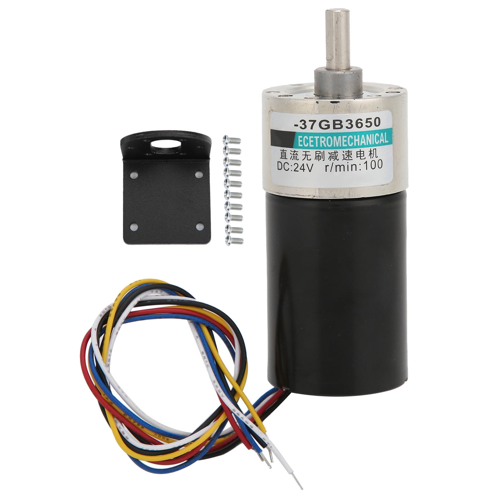Brushless Motor Mini Speed Reducer with Bracket DC24V for CNC Machine ...