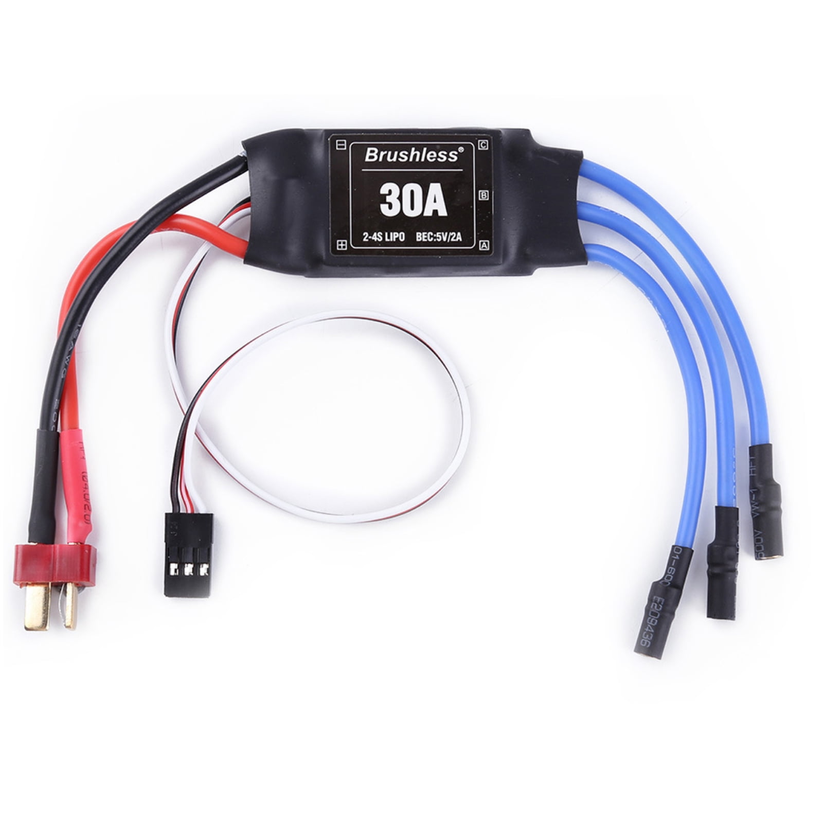 Brushless Motor Speed Controller 8KHz PWM 30A 2-4S ESC for FPV ...