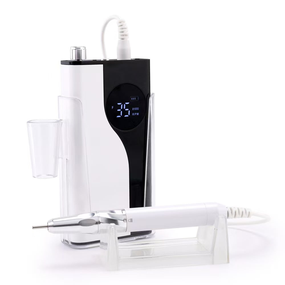 Brushless Nail Drill - 35K RPM Wireless Powerhouse, 85w, Aluminum Alloy ...