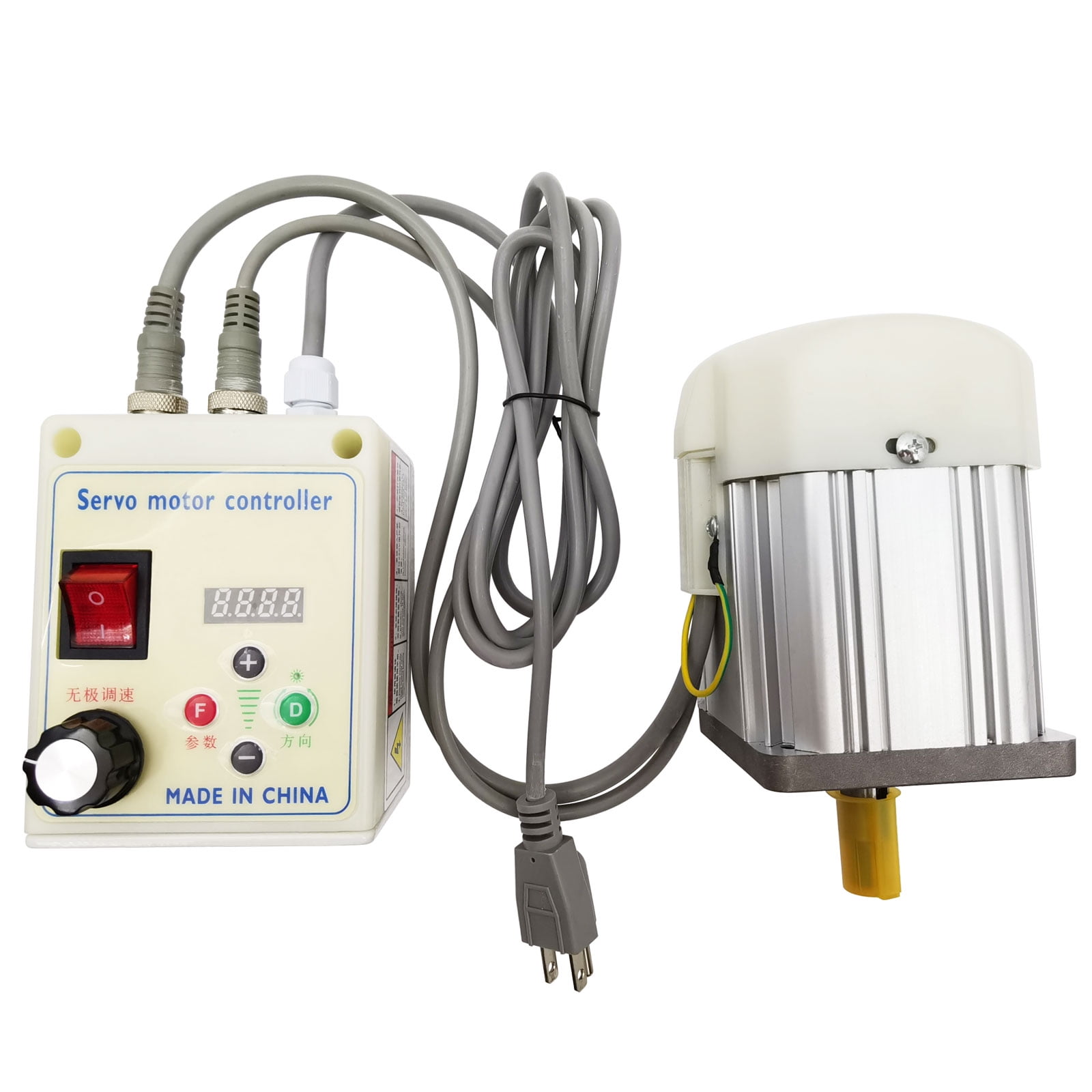 Brushless Servo Motor Set Lathe Switch Motors Face Mount Controller ...