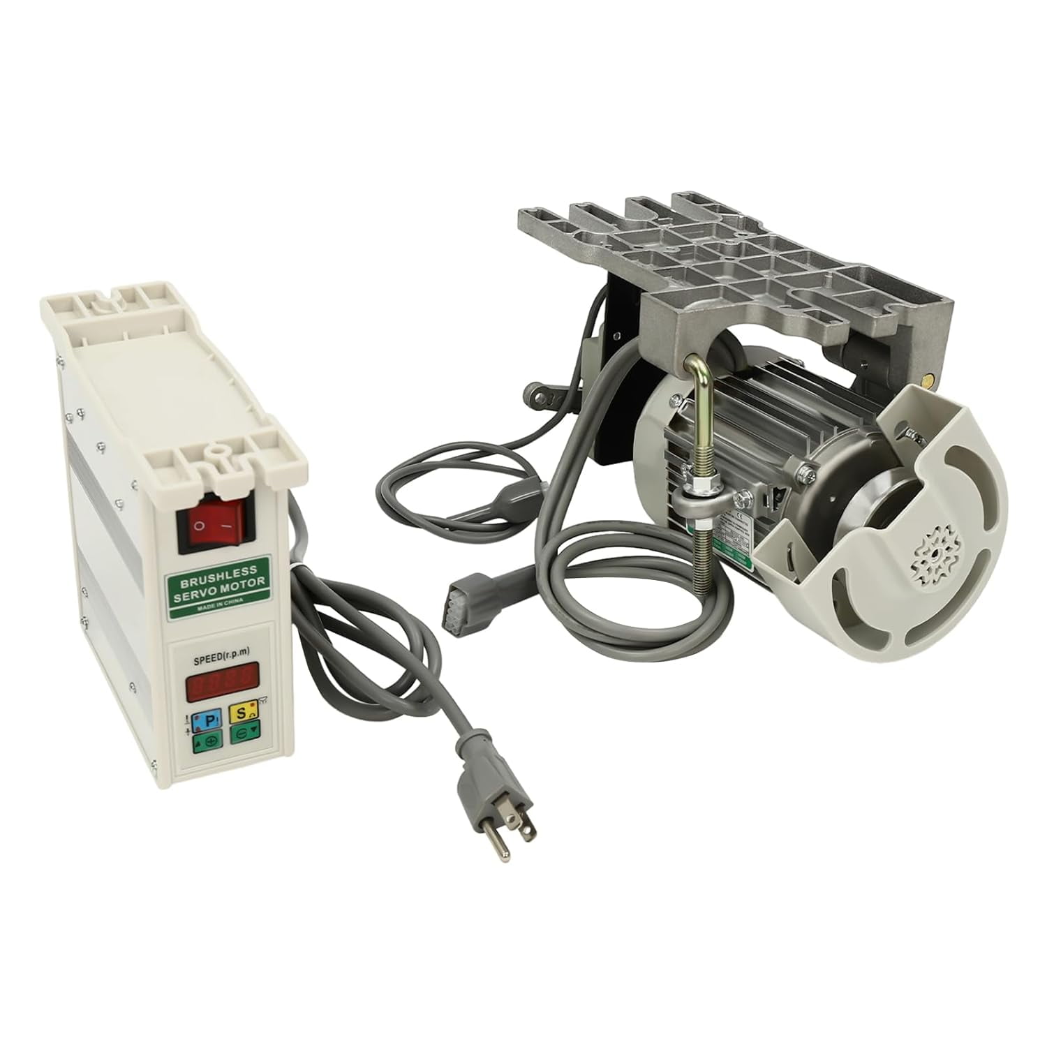 Brushless Sewing Machine Servo Motor, 110V 600W Industrial Sewing ...