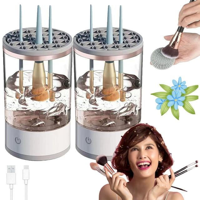Brushly Pro Cosmetic Brush Cleaner, Electric Makeup Brush Cleaner ... Brushly Pro Cosmetic Brush Cleaner, Electric Makeup Brush Cleaner ...