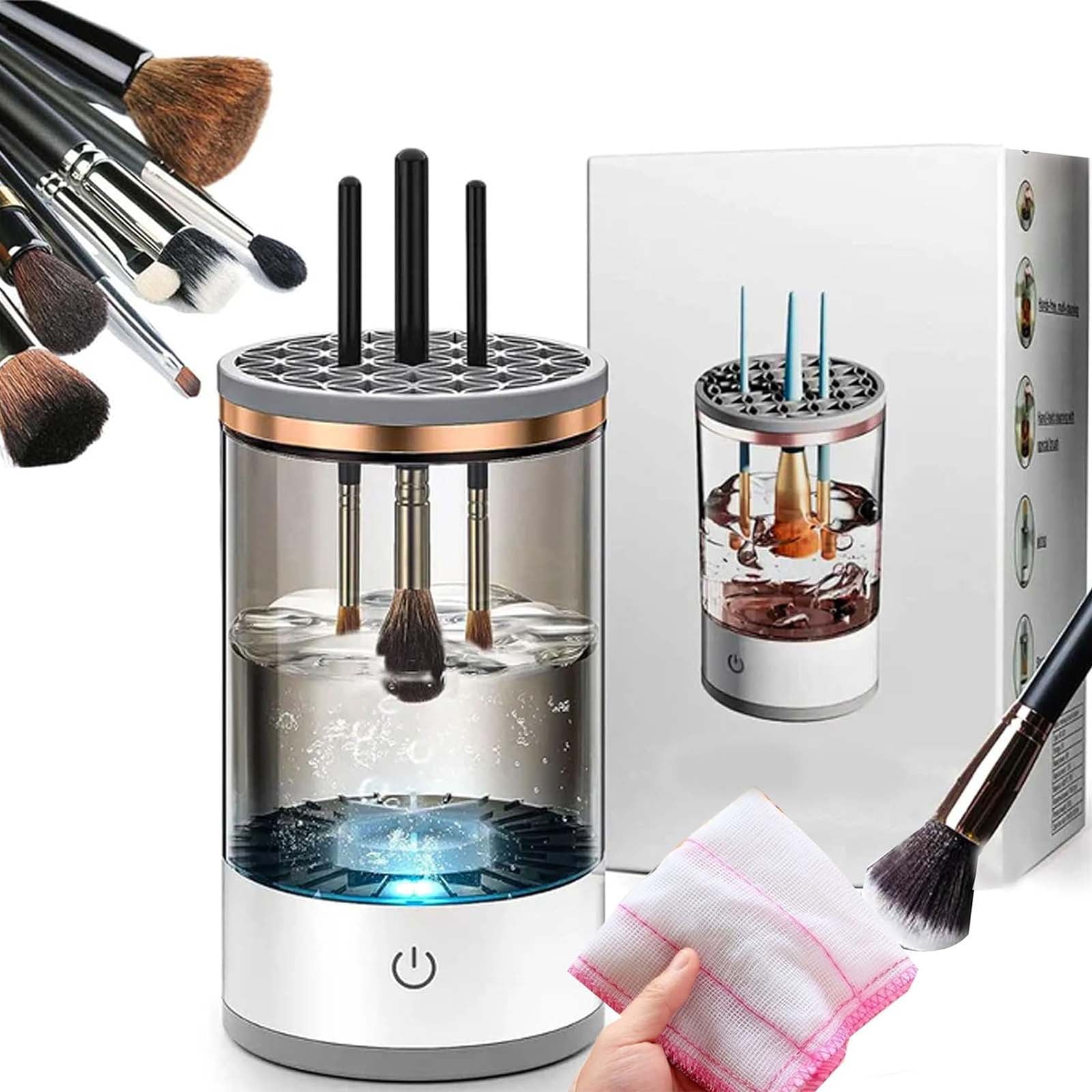 Brushly Pro Cosmetic Brush Cleaner, Makeup Brush Cleaner Machine ...