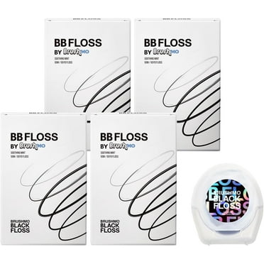 Brushmo Black Floss (BB Floss) Expanding Dental Floss, Dentist/Engineer ...
