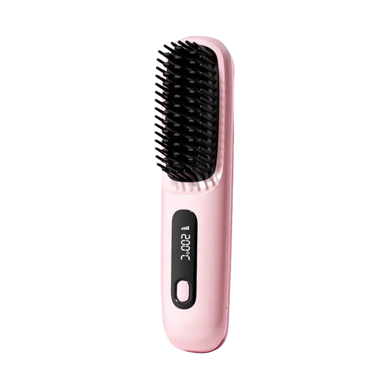 Brusho Hair Pro Cordless Straightening Brush Portable Styling Tool for ...