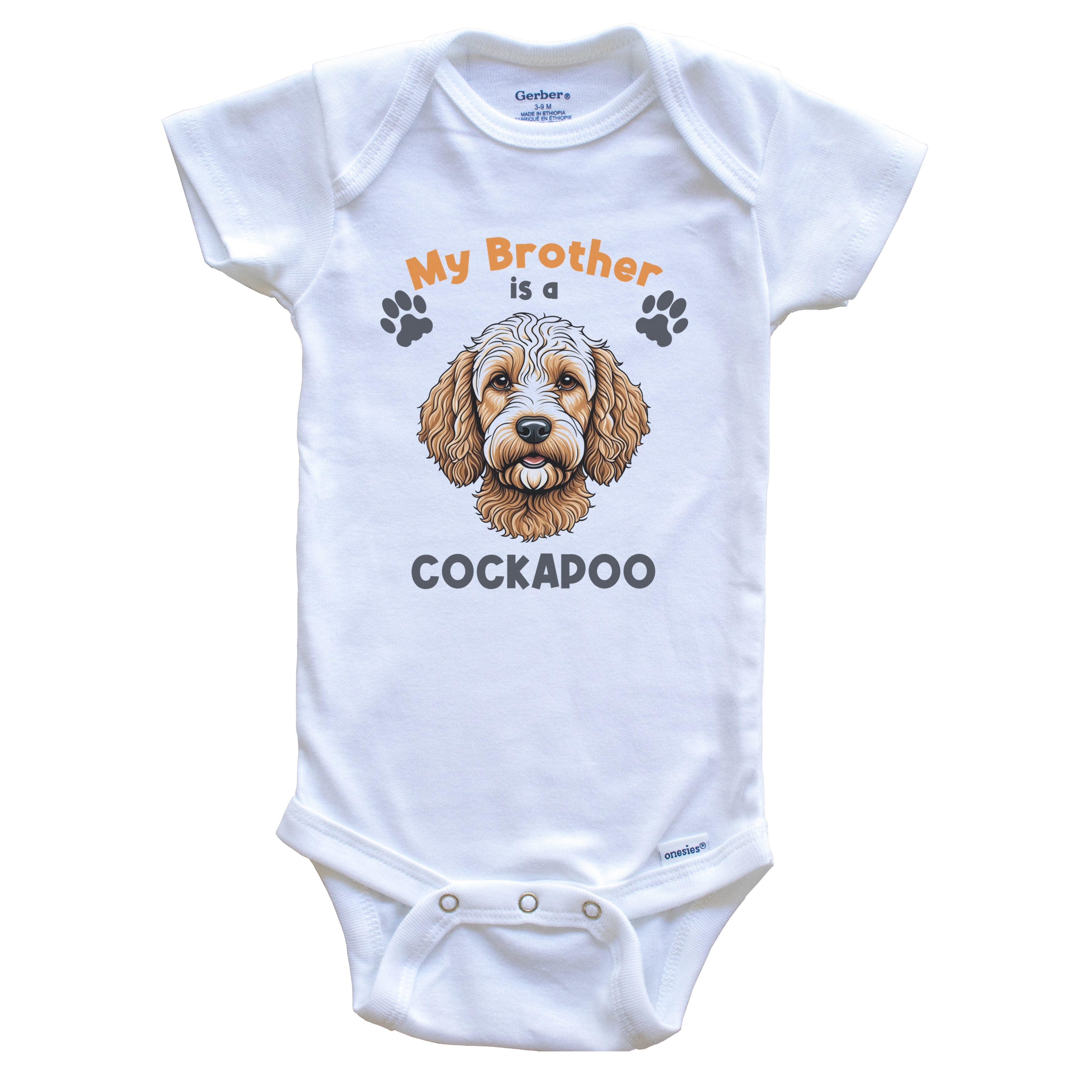 My Brother Is A Cockapoo Cute Dog Breed Baby Bodysuit - Walmart.com