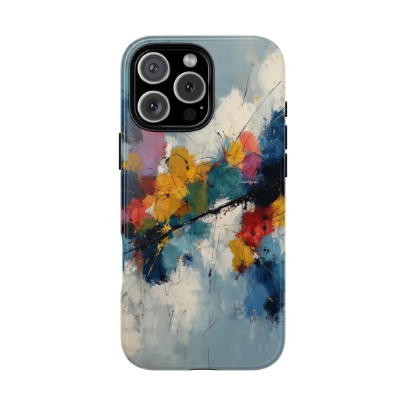 Brushstroke Paint Color Texture Art iPhone Case 17 16 15 14 13 12 11 ...