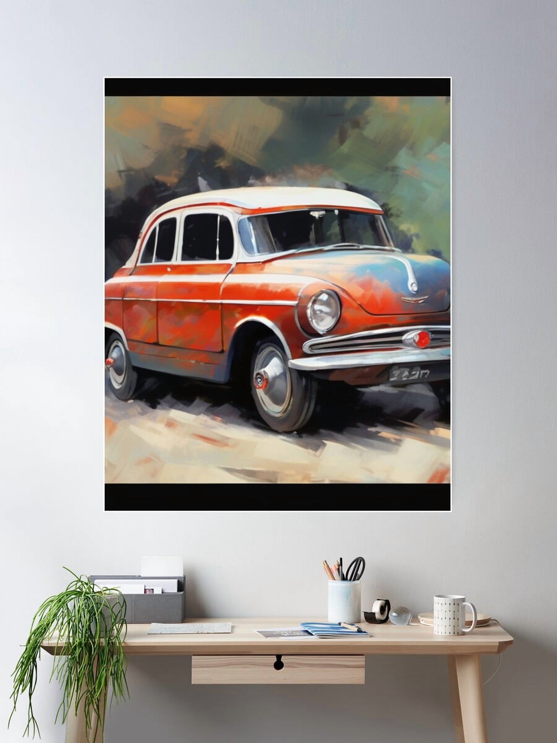 Brushstrokes Of Heritage Poster Wall Art Modern Wall Decor For Living ...