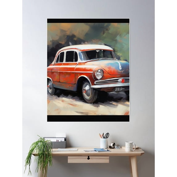Brushstrokes Of Heritage Poster Wall Art Modern Wall Decor For Living ...