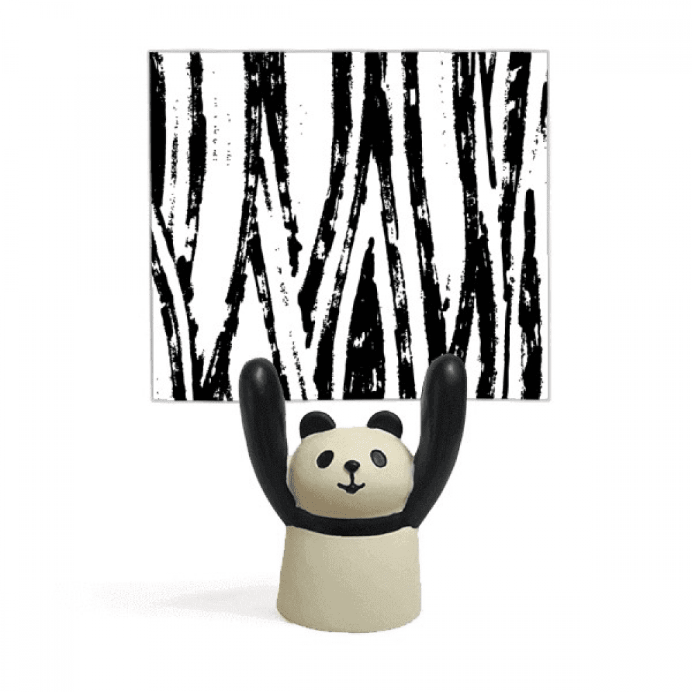 Brushwork Vertical Line Texture Memo Holder Cartoon Animal Panda Stand ...