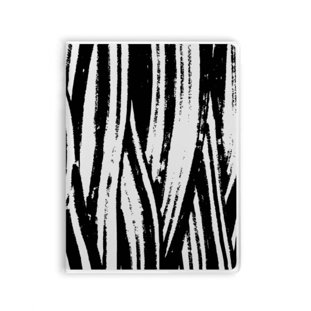 Brushwork Vertical Line Texture Notebook Gum Cover Diary Soft Cover ...
