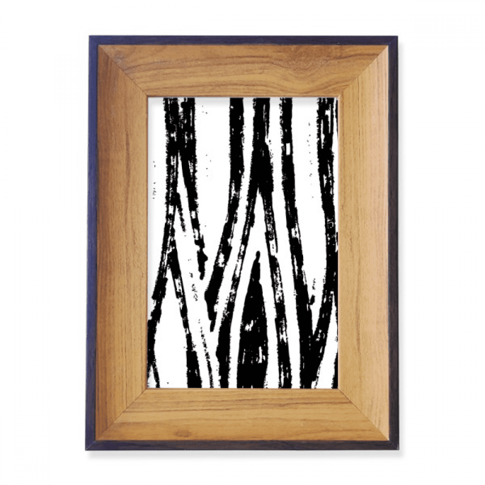 Brushwork Vertical Line Texture Photo Frame Exhibition Display Art ...