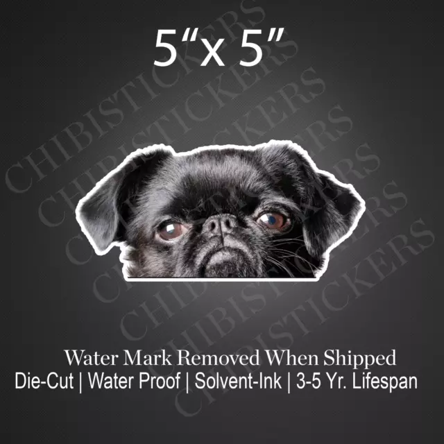Brussel Griffons Realistic Dog Sticker Vinyl Waterproof Phone Decal ...