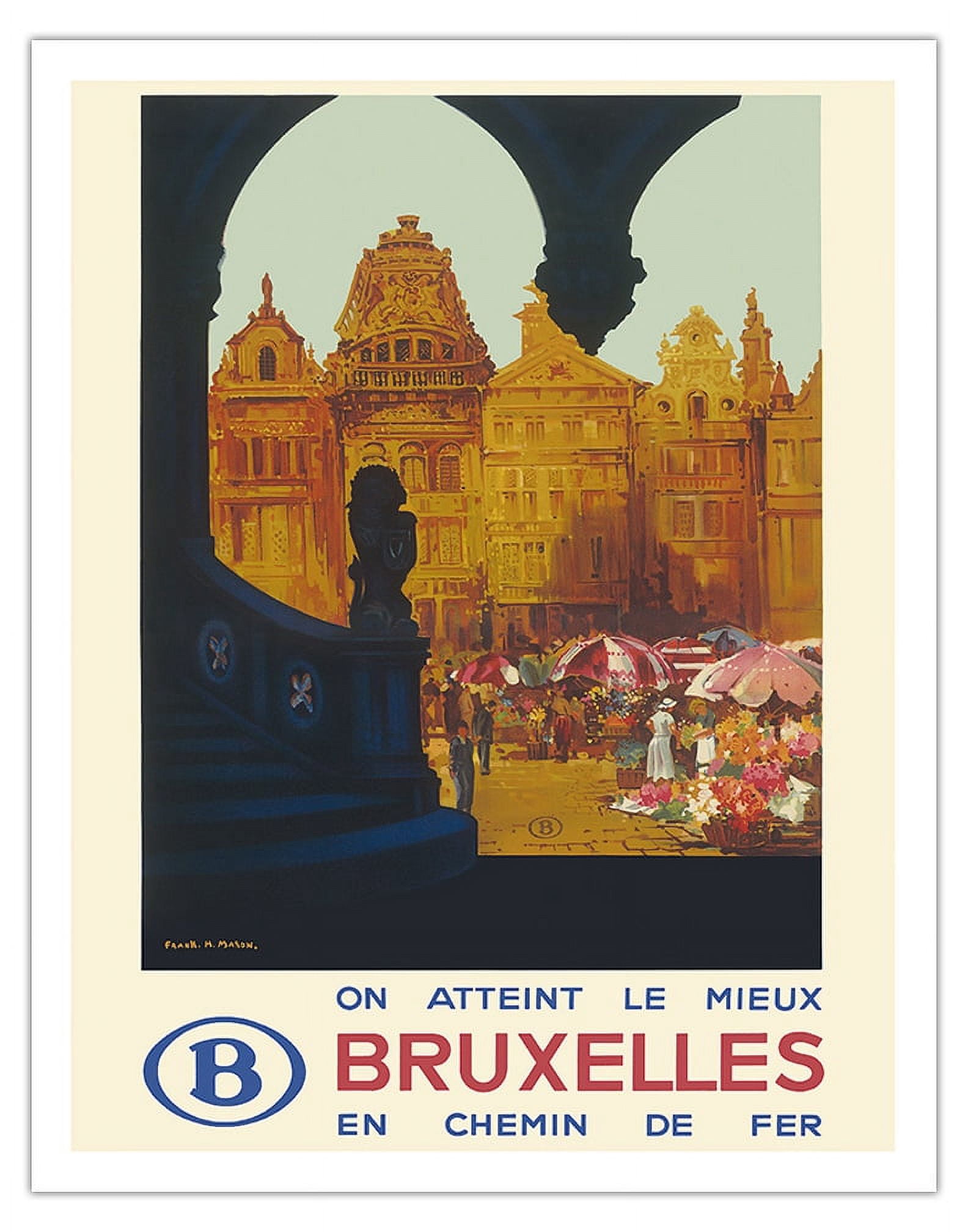 Brussels Belgium - Is Reached Best by Railway - The Grand Place ...