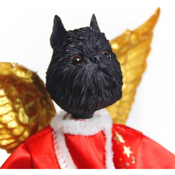 Black Angel Christmas Tree Topper