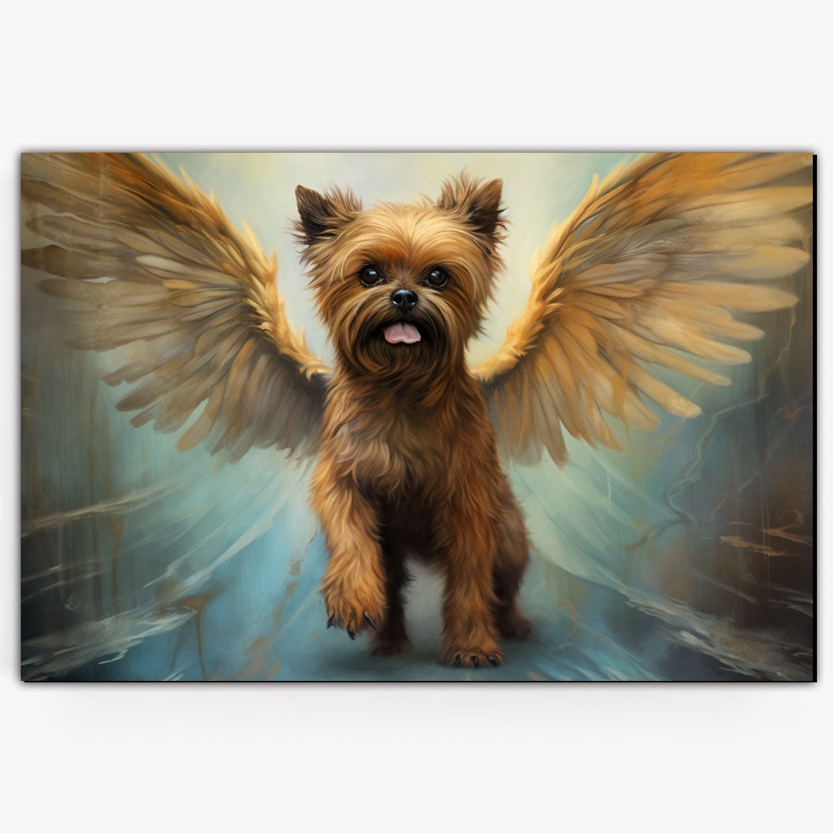 Brussels Griffon Dog Memorial Canvas - Dog Breeds Canvas Poster Loss of ...