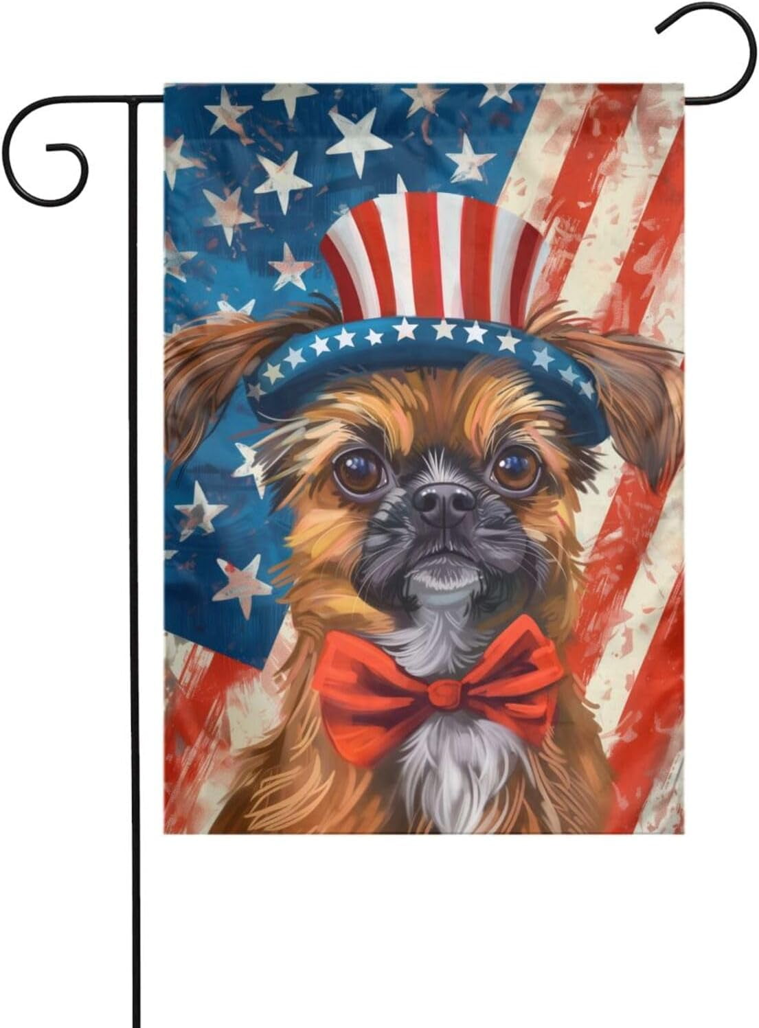 Brussels Griffon Garden Flags Double Sided,Garden Flags for All Seasons ...