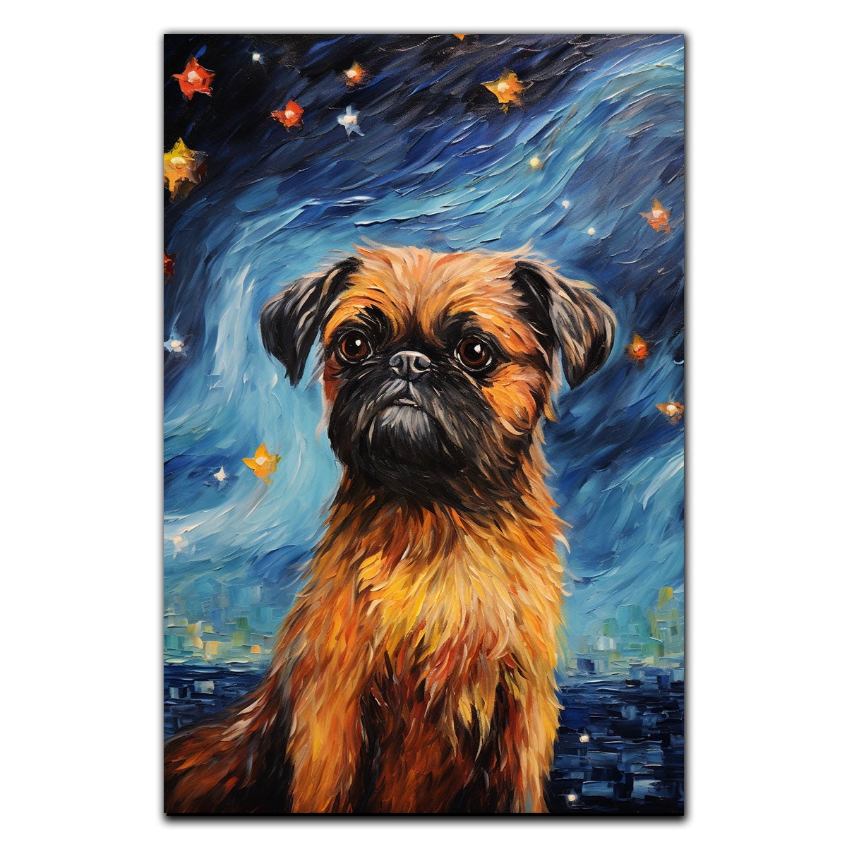 Brussels Griffon Paintings Canvas for Wall Decorations - Paintings ...