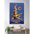 Brussels World'S Fair 1958 Poster Wall Art Modern Wall Decor Wall Art ...