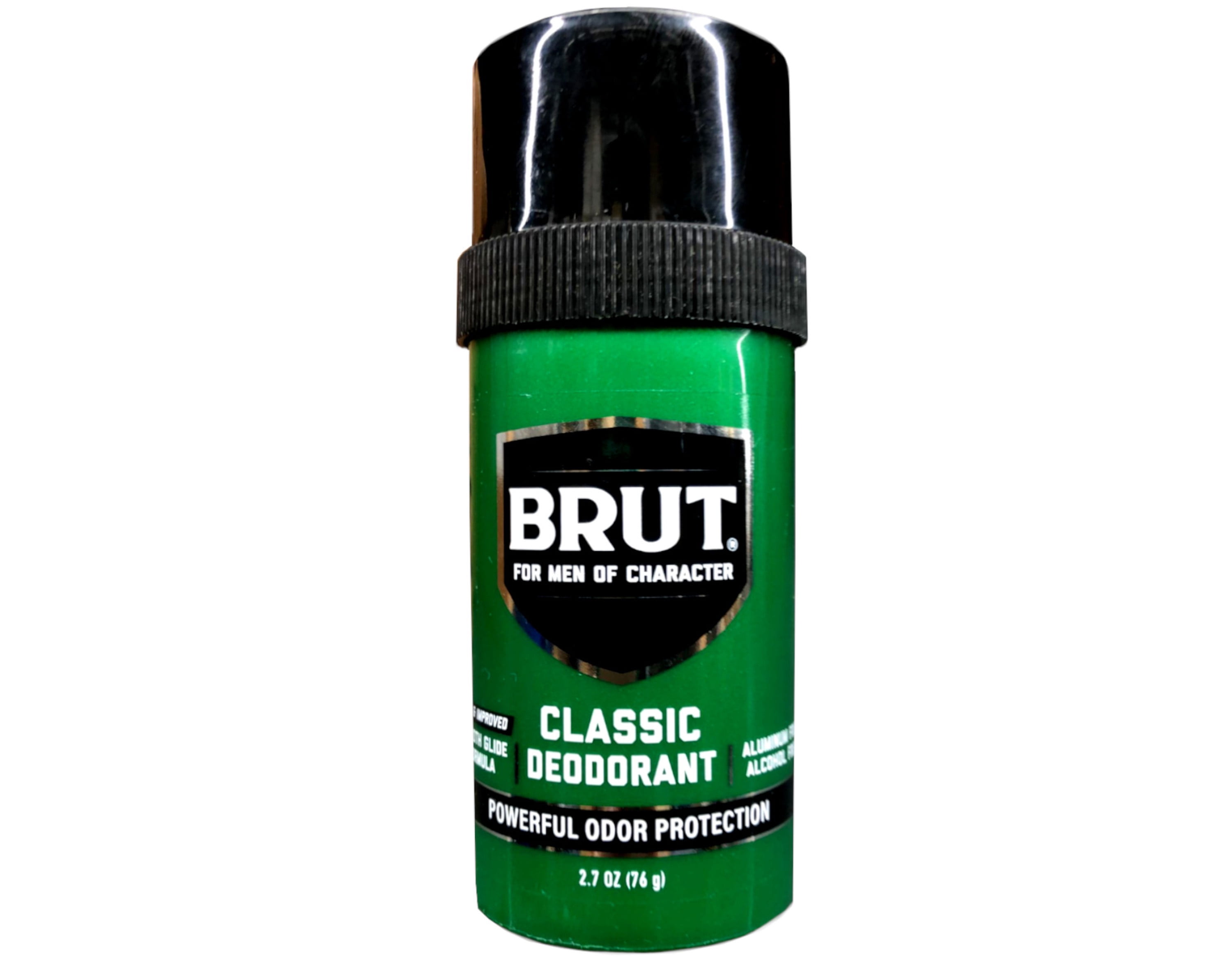 Brut Classic Round Deodorant for Men, Powerful Odor Protection ...