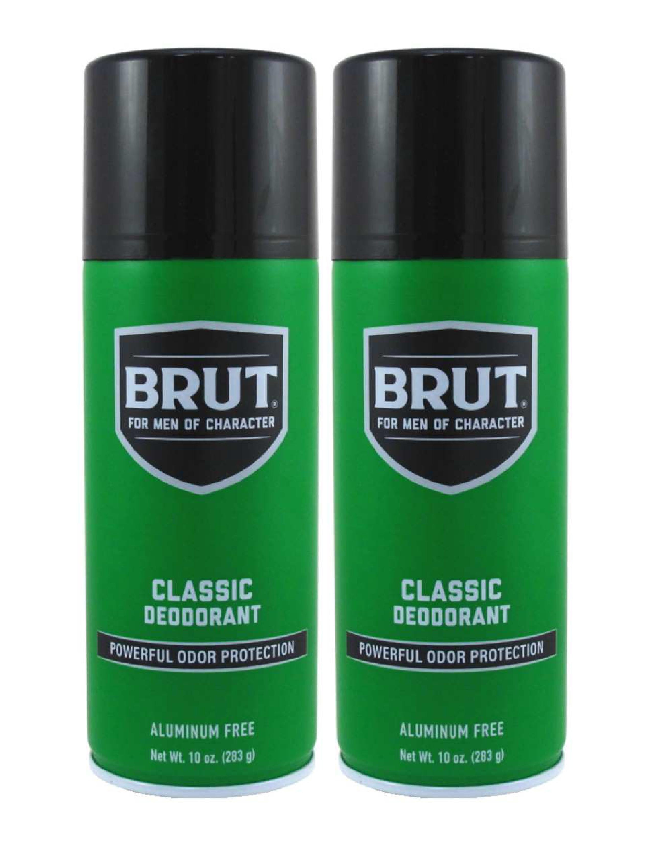 Brut Deodorant 10oz Aerosol Classic Scent (Pack of 2) - Walmart.com