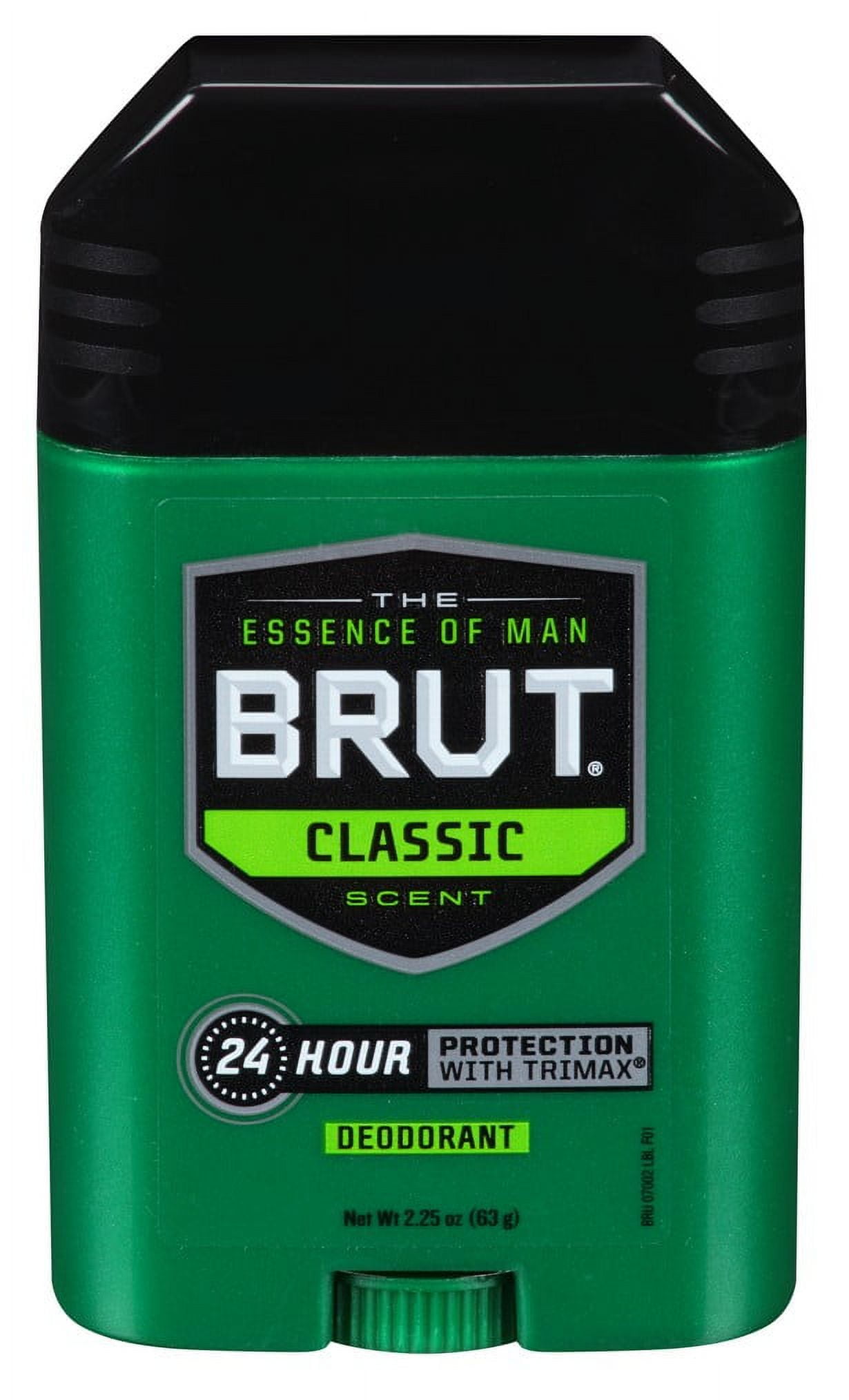 Brut Deodorant 2.7oz Oval Solid Classic Scent (Pack of 3) - Walmart.com
