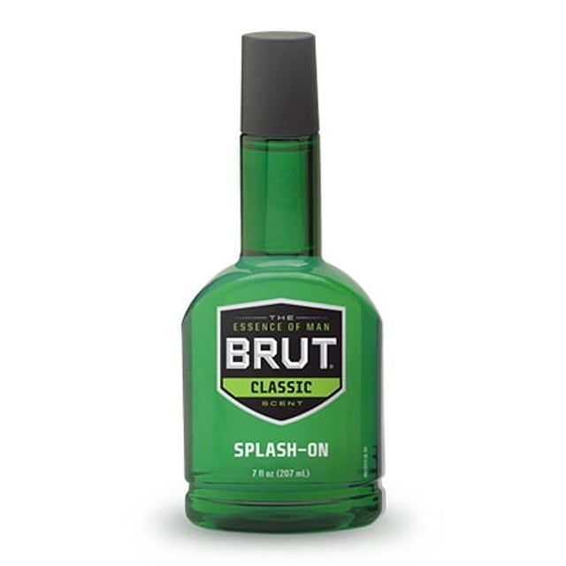 Brut Classic After Shave Splash-On Lotion for Men, Signature Scent, 7 ...