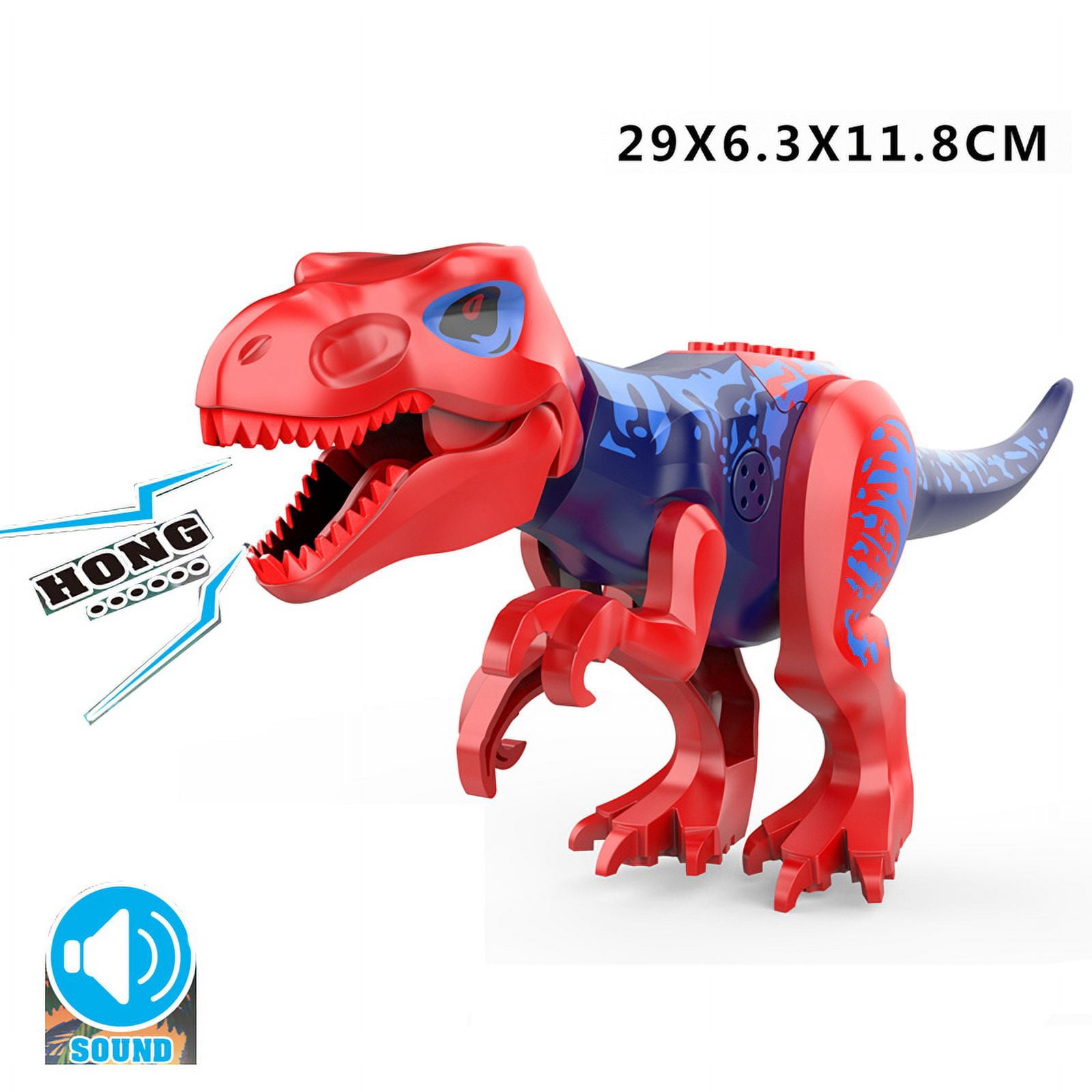 Brutal Raptor Building Jurassic Blocks World 2 MINI Dinosaur Figures ...