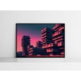 Brutalist Architecture Wall Art, Vibrant Home Decor, Unframed Paper ...