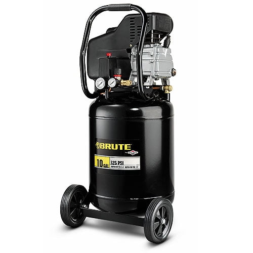Brute 10 Gal Veritcal Air Compressor - Walmart.com