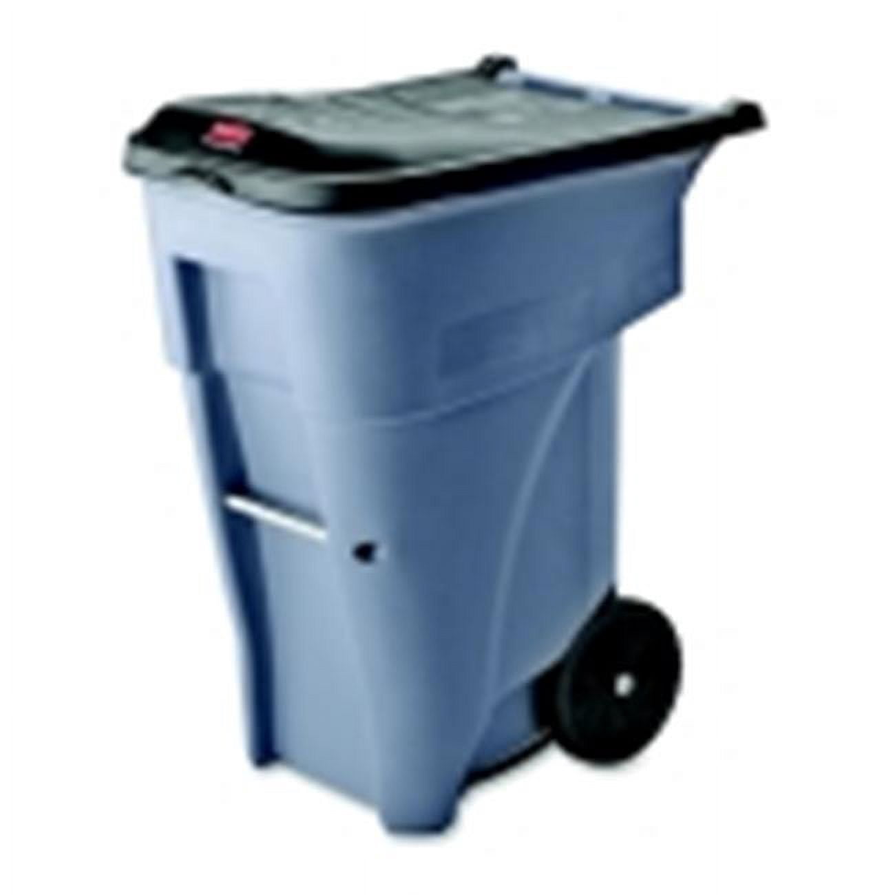 Brute Big Wheel Heavy Duty Open Top Roll-Out Container - Gray - Walmart.com