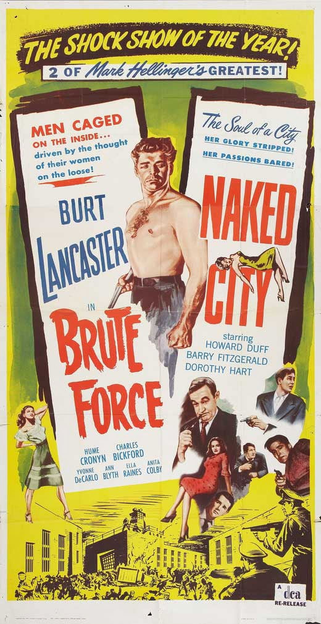 Brute Force - movie POSTER (Style A) (20" x 40") (1947) - Walmart.com