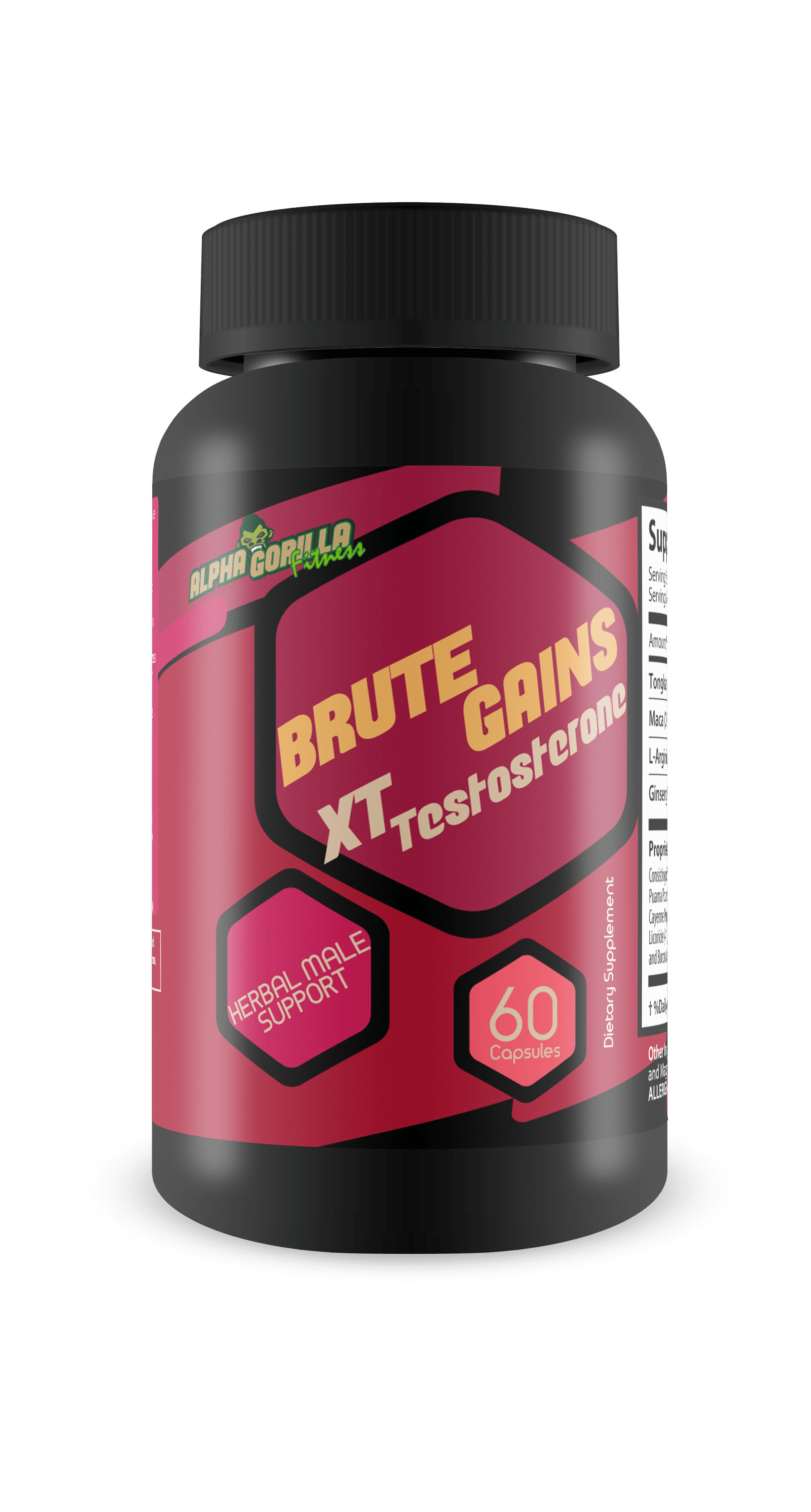 Brute Gains XT - Testosterone Support - Release Your Male Energy and ...
