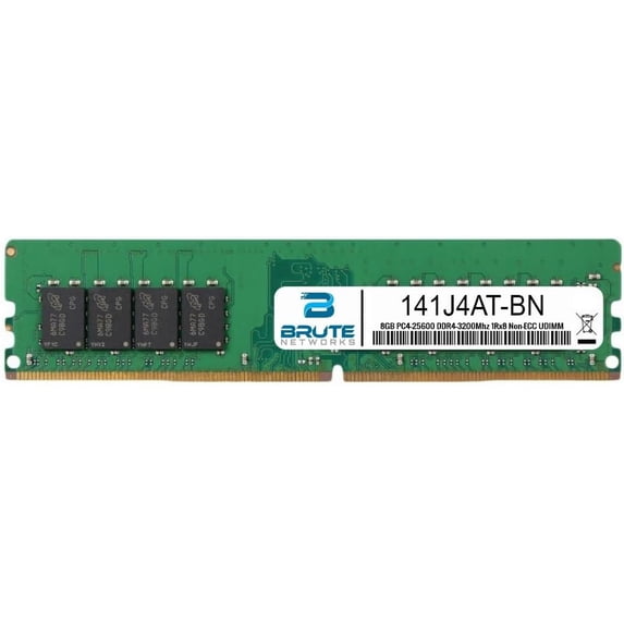 Brute Networks 141J4AT-BN - 8GB PC4-25600 DDR4-3200Mhz 1Rx8 Non-ECC ...