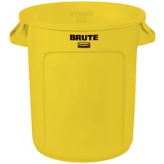 Brute RUB310CY 10 gal Brute Trash Can, Yellow - Walmart.com