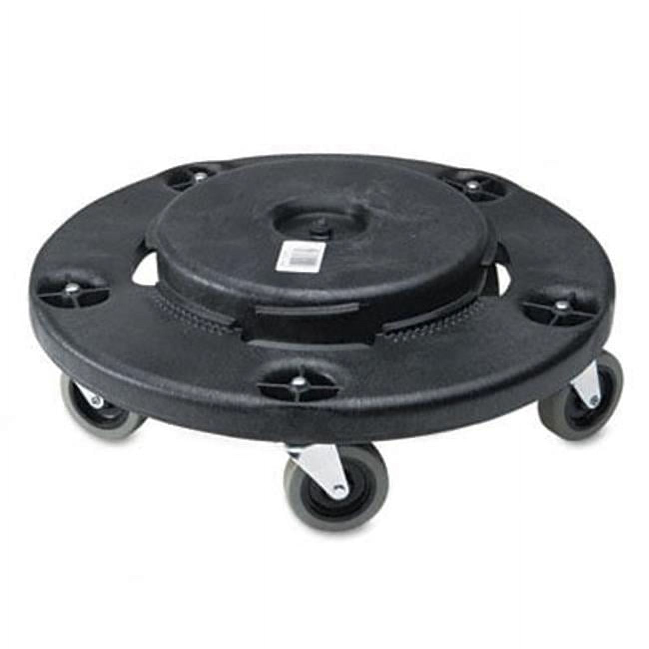 Brute Round Twist On/Off Dolly 350 lb Capacity 18dia x 6 5/8h Black ...
