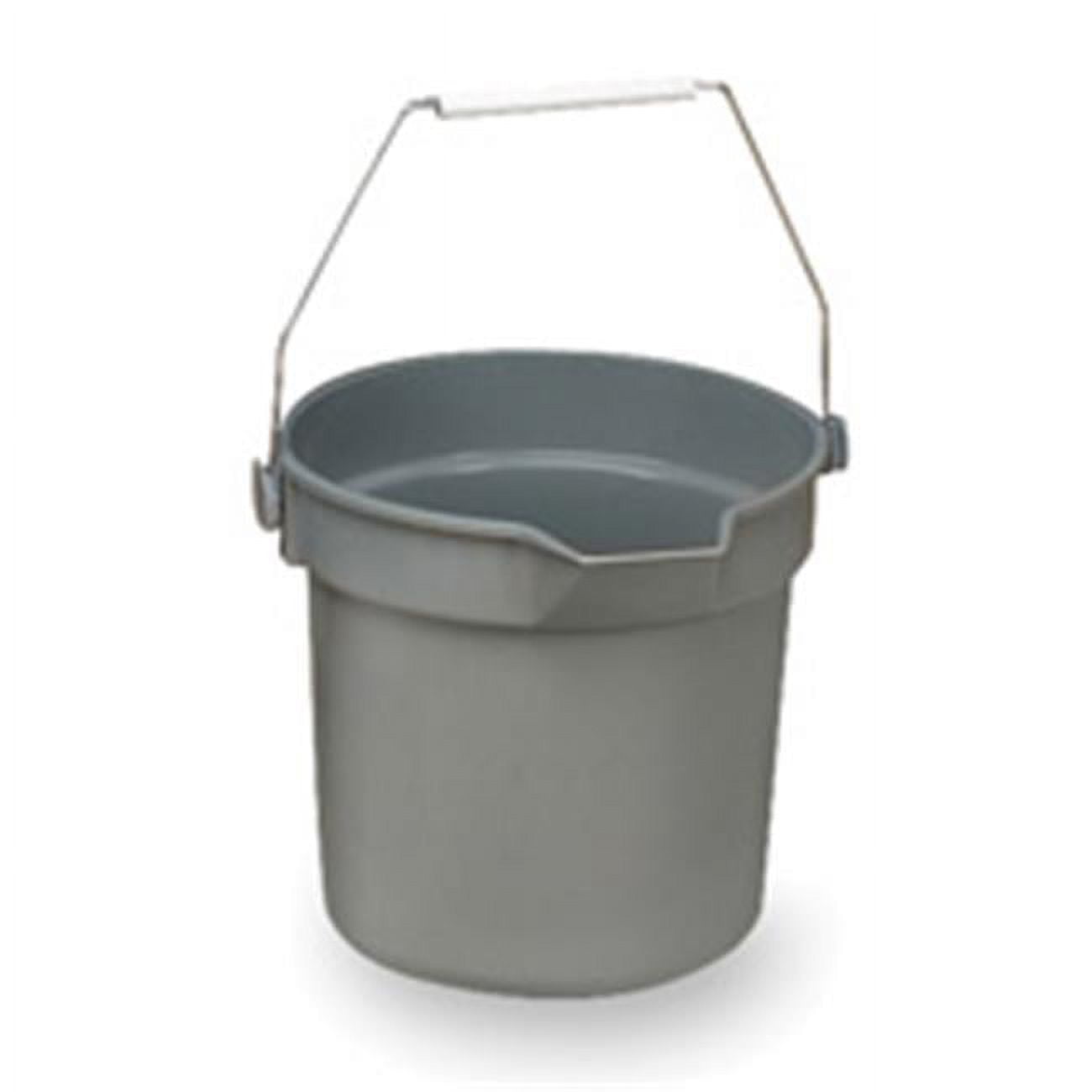 Brute Utility Bucket- 10 Quart- 10-.50in.D x10-.25in.H- Gray - Walmart.com